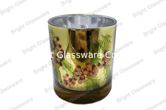 fashion plated glass candle holders for weddings decoration