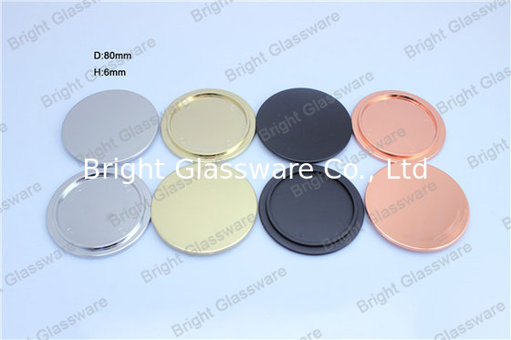 Latest Design Plastic lid for candle jars, rose gold lid wholesale