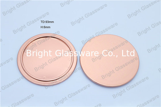 Latest Design Plastic lid for candle jars, rose gold lid wholesale