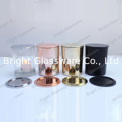 Latest Design Plastic lid for candle jars, rose gold lid wholesale