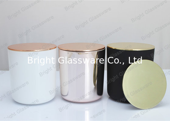 Christmas decoration lager candle container with lid for sale