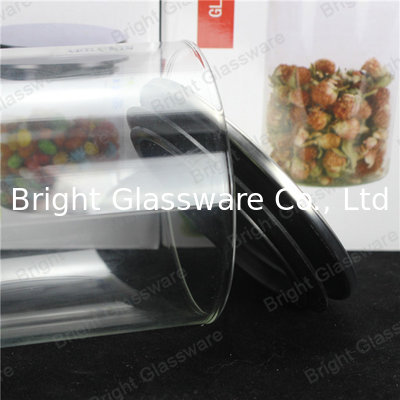 Airtight Glass Storage Jar With Metal Lid For Kitchenware