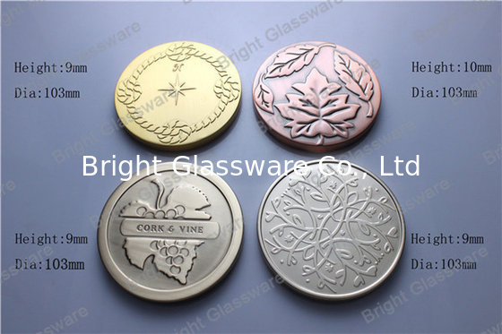 New design luxury brand metal lid for candle jars