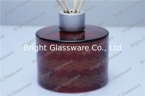 Best quality 7oz/ 200ml perfume glass bottle with knob lid
