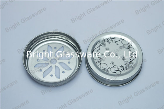 Custom metal lid for mason jar, new design tinplate lid for sale