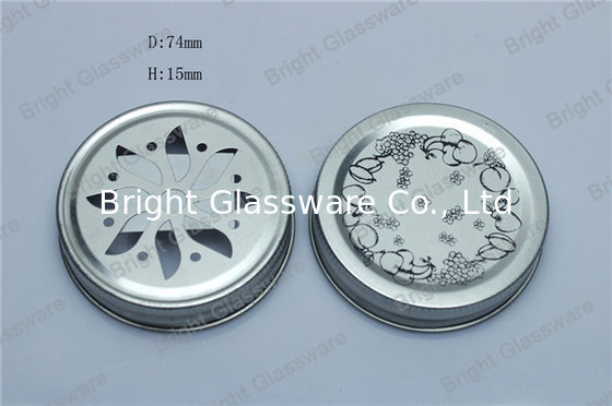 Custom metal lid for mason jar, new design tinplate lid for sale