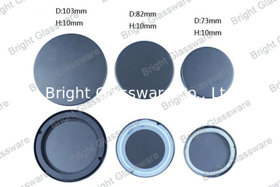 Decorative Glass Jars Lids, Candle Jar Metal Lids sale