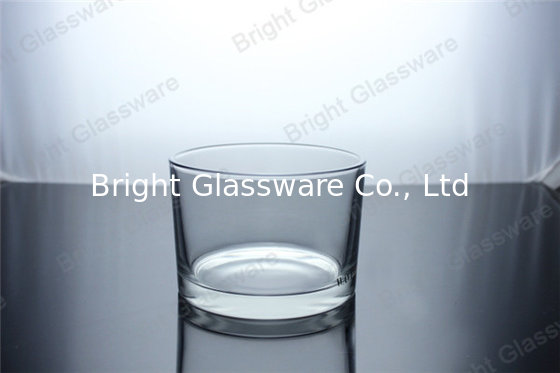 clear large cylinder glass candle jar in home decoration