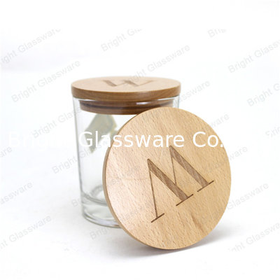 Customized Wooden Candle Lid With Brand Logo