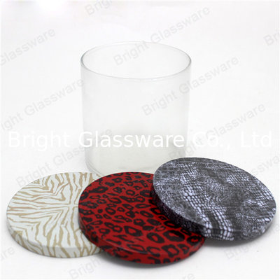 Customized Fashion Candle Jar Flat lid for Christmas Occassion