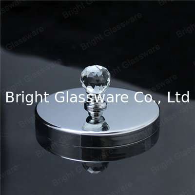 Newest Design candle metal lid with knob