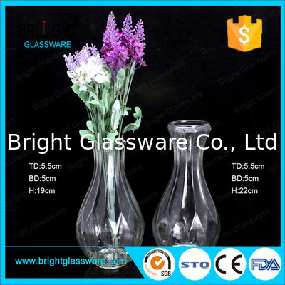 cheap clear glass vase for decoration