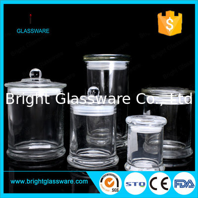 3oz 8oz 12oz glass candle jar in stock, best quality clear metro glass jar