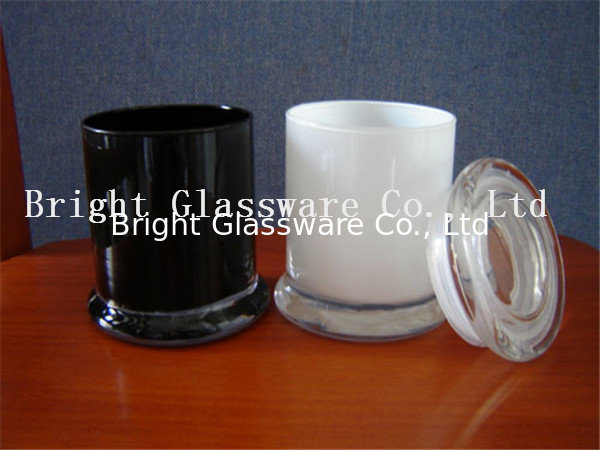 Beautiful color Glass Candle Jars with cheap price