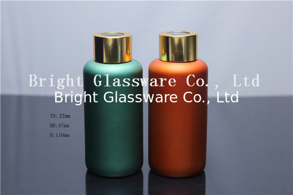 wholesale custom spray color perfume bottle with knob lid design sale