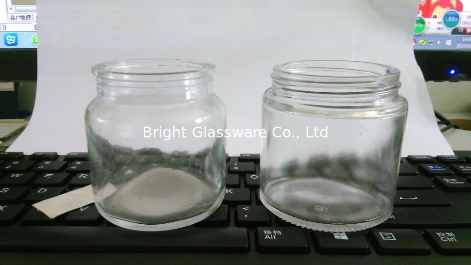 100ml clear screw neck glass jar for cosmetics packaging/ Bird's Nest Soup