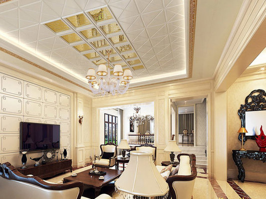 Luxury Prefabricated Light Steel Villa With Car Garage Bedroom Kitchen