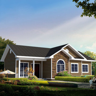 Prefabricated modern light steel villa luxury prefab structural building