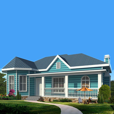 Prefabricated modern light steel villa luxury prefab structural building
