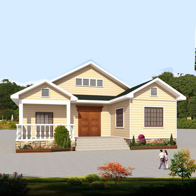 Prefabricated modern light steel villa luxury prefab structural building