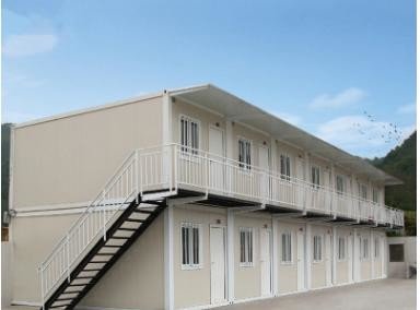 Movable Light Steel Villa , Two Storey Light Gauge Steel House Short Period Quick Paid