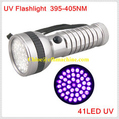 China AA Dry Cell/Battery Powered Aluminum Alloy 41 Ultraviolet UV Blacklight Led Flashlight supplier