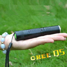 China Rechargeable 18650 Battery Powered CREE Q5 Waterproof Mini Zoom Led Flashlight/Torch supplier