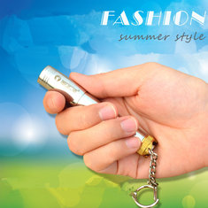 China Single File AAA Dry /10440 Li-ion Recharging Battery Powered CREE Q5 MINI LED Flashlight supplier