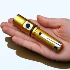 China 14500 Li-ion Battery Powered Direct Recharging 3 Files CREE Q5 LED Torch/Flashlight supplier