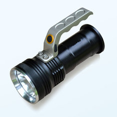 China 5W 18650 Lithium Battery 3 Files Aluminum Alloy Handle Led Portable Spotlight/Searching supplier