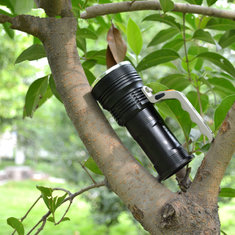 China Rechargeable 2 Pcs 18650 Lithium Battery Handle Led Portable Spotlight/Searching Light supplier