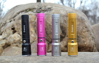 China Rechargeable Battery or Dry Battery Powered Flexible Zoom Lady Led Flashlight supplier
