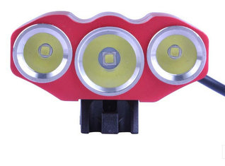 China 3x CREE T6 3000Lms 4 Flash Modes Bicycle Light/Bike Lamp/Headlamp Taking 18650 Battery supplier
