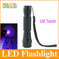 China WF501B 3W CREE Ultraviolet Double UV Chip Led Flashlight/Torch 365NM Pet Urine Detector supplier