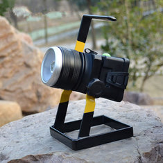 China 3X18650 Waterproof Portable Sportlight 30W CREE T6 Zoom Outdoor Rechargeable Searching Flashlight supplier
