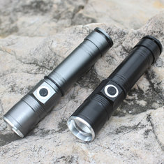 China 5W MINI Portable LED Flashlight Super Bright CREE Q5 Small Compact Zoom LED Light Lanterna 3 Mode Rechargeable Camp Lamp supplier
