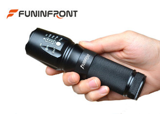 China 10W 1000 Lms CREE T6 LED Torch 5 Files Flexible Zoom Led Flashlight for Cycling supplier