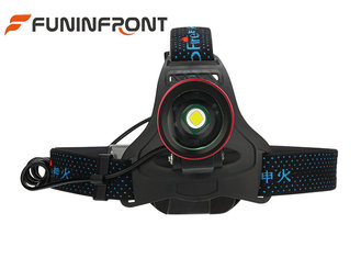 China 3 Files Outdoor LED Headlamp Zoomable, Ultra Bright CREE XM-L T6 LED Headlight supplier