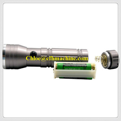 Dry Battery Powered Aluminum Alloy 5 UV Led+ 1 Laser Lamp Portable Flashlight/Torch supplier