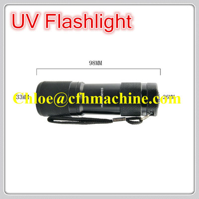 9 LED UV Flashlight 365nm-370nm UltraViolet Blacklight 365nm high power uv led Pet Urine supplier