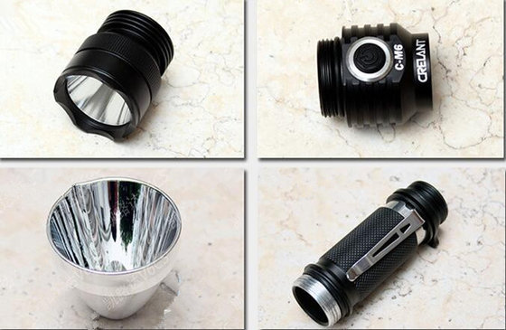 CREE XML2 Portable 10W Handheld LED Flashlight Stepless Dimming Camp LED Lanternas Waterproof White Light Lamp supplier