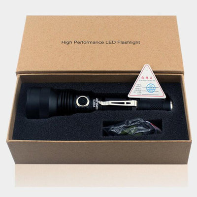 CREE XML2 Portable 10W Handheld LED Flashlight Stepless Dimming Camp LED Lanternas Waterproof White Light Lamp supplier