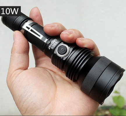 CREE XML2 Portable 10W Handheld LED Flashlight Stepless Dimming Camp LED Lanternas Waterproof White Light Lamp supplier