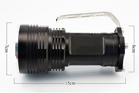 4*18650 Rechargeable Battery Power 5000Lumens Portable LED Spotlight 5*CREE XML T6 Cores with Stainless Steel Handlebar supplier