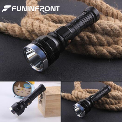 Waterproof Direct Charge CREE XM T6 LED Flashlight Using 26650 or 18650 Rechargeable Battery supplier