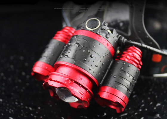 Waterproof 3*CREE XML T6 Outdoor LED Headlamp Zoom with Micro USB Rechargeable supplier