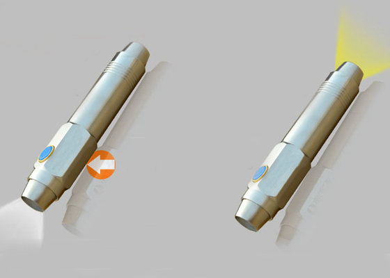 White and Yellow Light Professional Jade Appraisal LED Flashlight Stainless Steel supplier