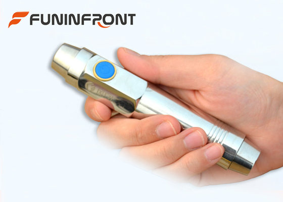 White and Yellow Light Professional Jade Appraisal LED Flashlight Stainless Steel supplier