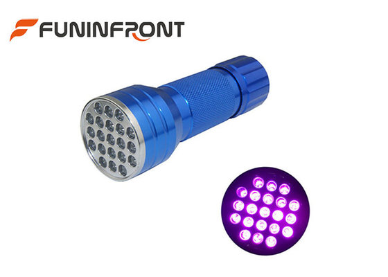 3*aaa 395NM LED UV Flashlight 21 Lamps MINI Blacklight Portable UV Detector supplier
