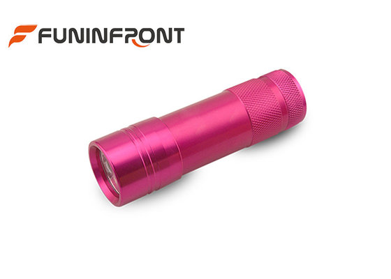Aluminum Alloy 12 Leds 395NM UV Flashlight for Fluorescent , Scorpion Detecting supplier